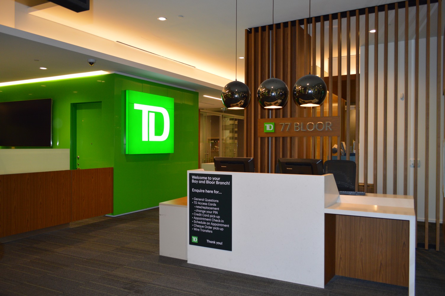TD Bank – High Net Worth, Toronto - Guide WoodWorking
